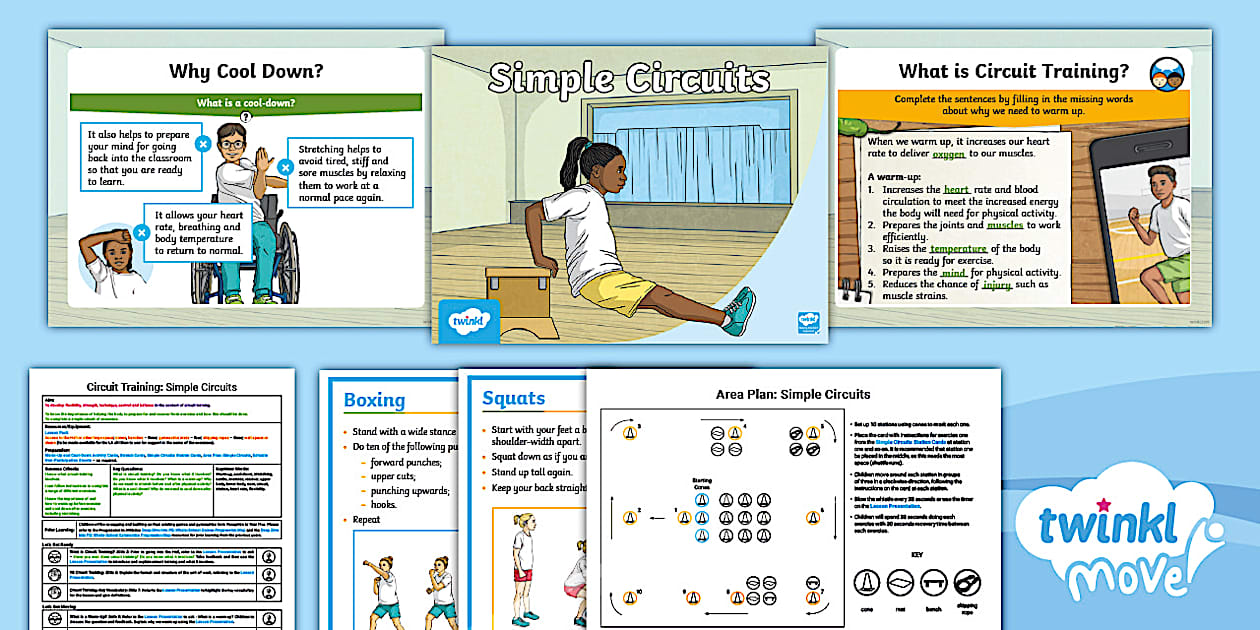 PE Circuit Lesson Plan with an Example of Circuit Training