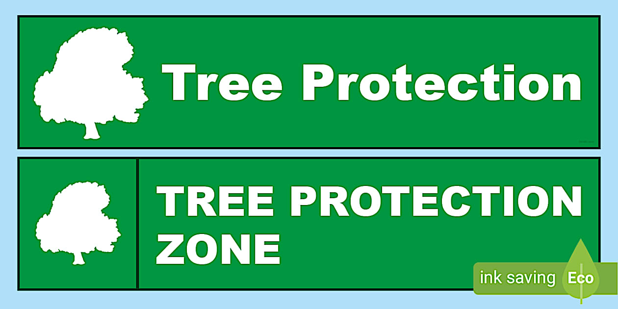 Tree Protection Signage Banner | Signs | Twinkl - Twinkl
