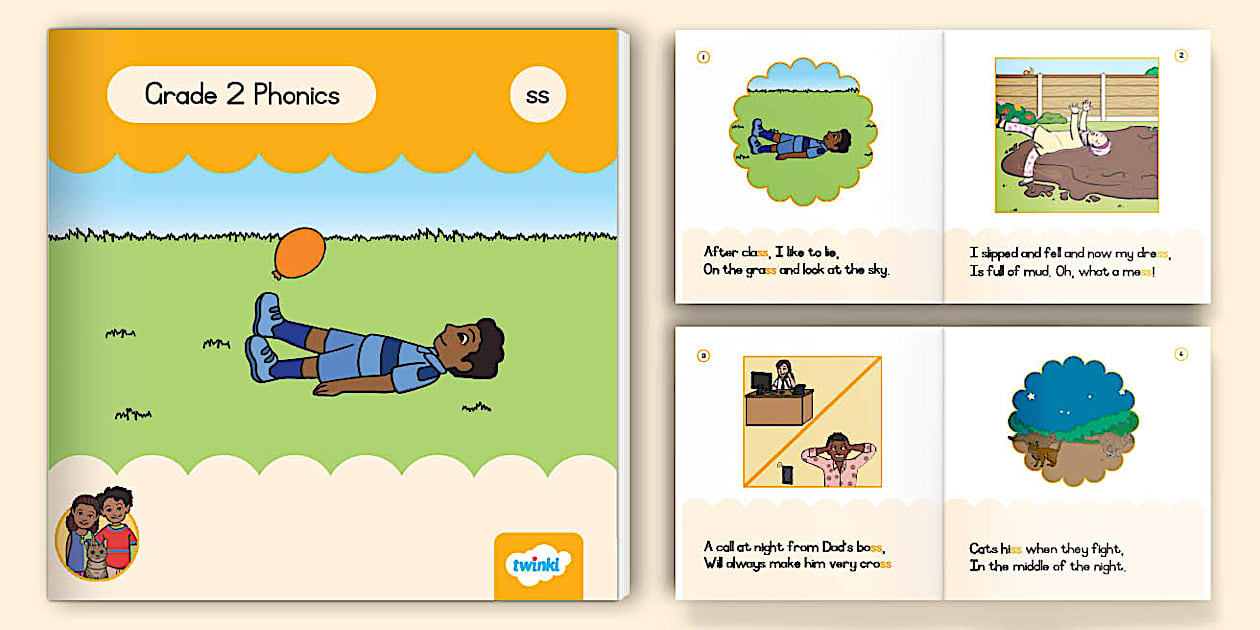 Grade 2 Phonics eBook: ss (teacher made) - Twinkl