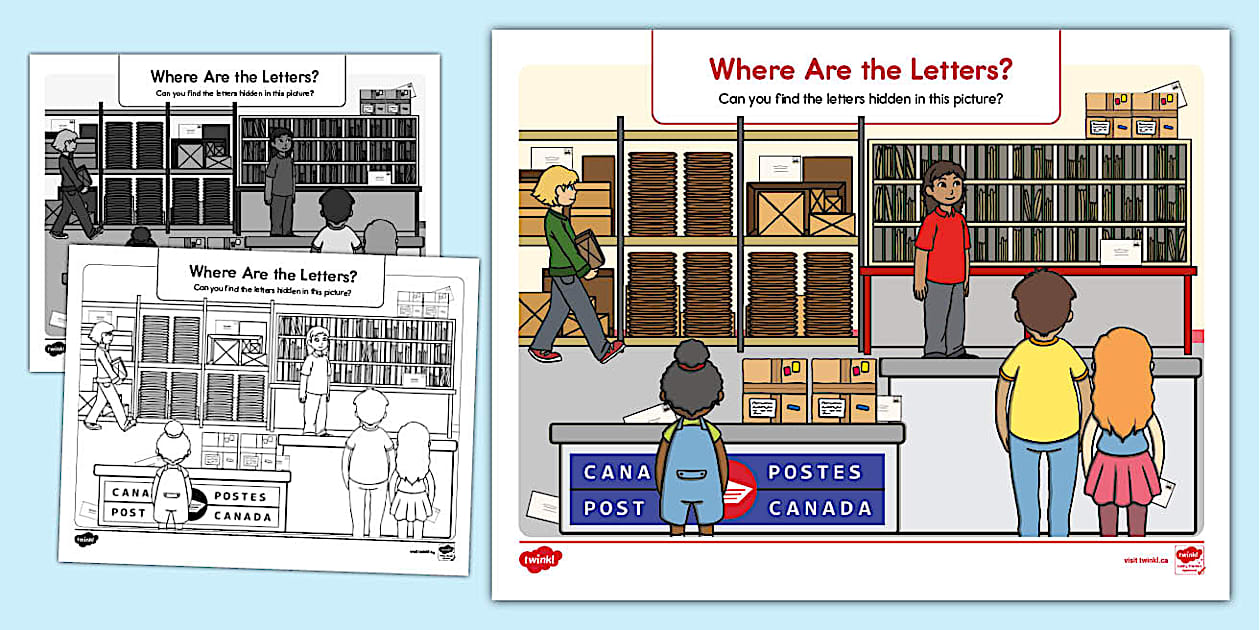 Where Are the Letters? I Spy Activity - Twinkl