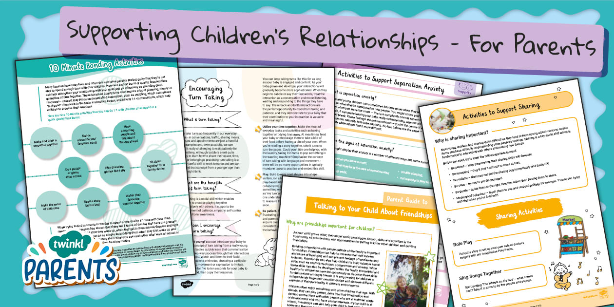 Children's Relationships Support Pack