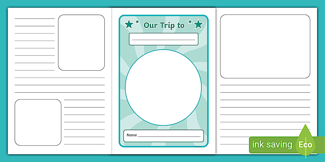 School Trip Recount Writing Journal