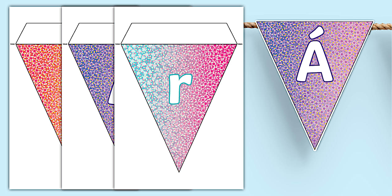 Breithlá Bunting (teacher made) - Twinkl