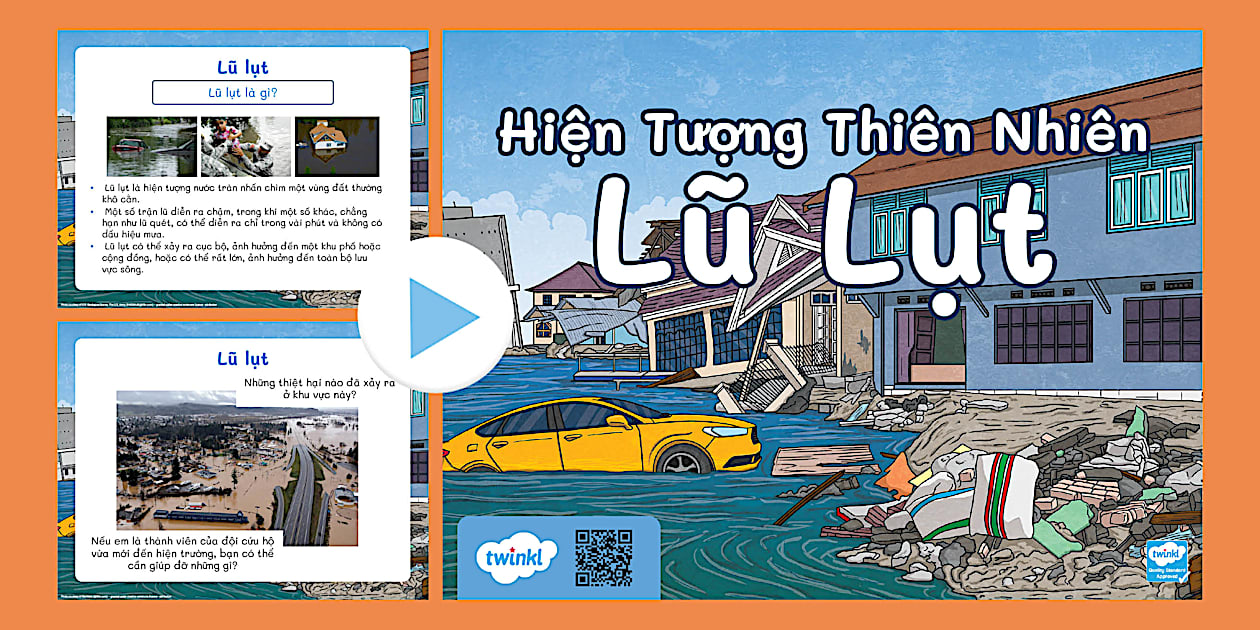 Powerpoint Lũ Lụt - Tìm Hiểu Về Thiên Tai - Twinkl