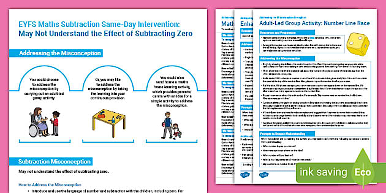 👉 EYFS Maths Subtraction Same-Day Intervention Plan May Not Understand the