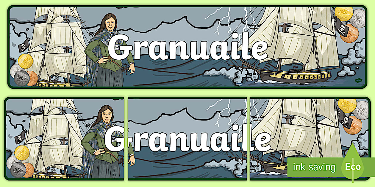Granuaile Display Banner | Acmhainní Gaeilge | Twinkl