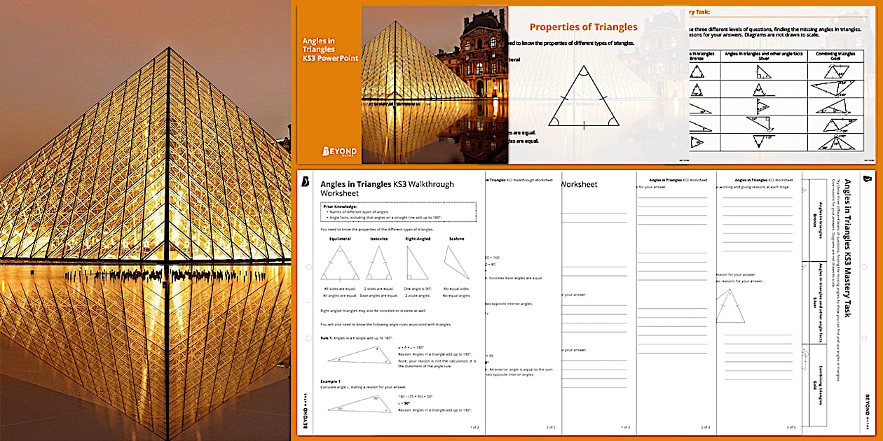 👉 Triangles KS3 Resource Pack (teacher made) - Twinkl