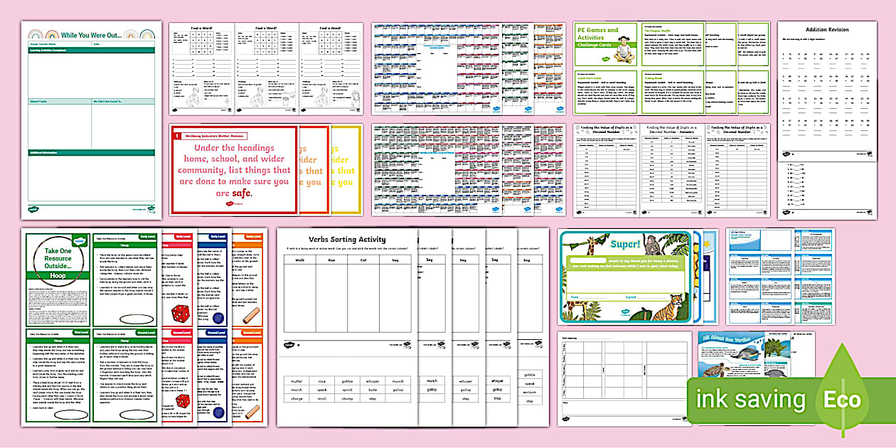 Ultimate Supply Teacher Second Level Pack (teacher made)