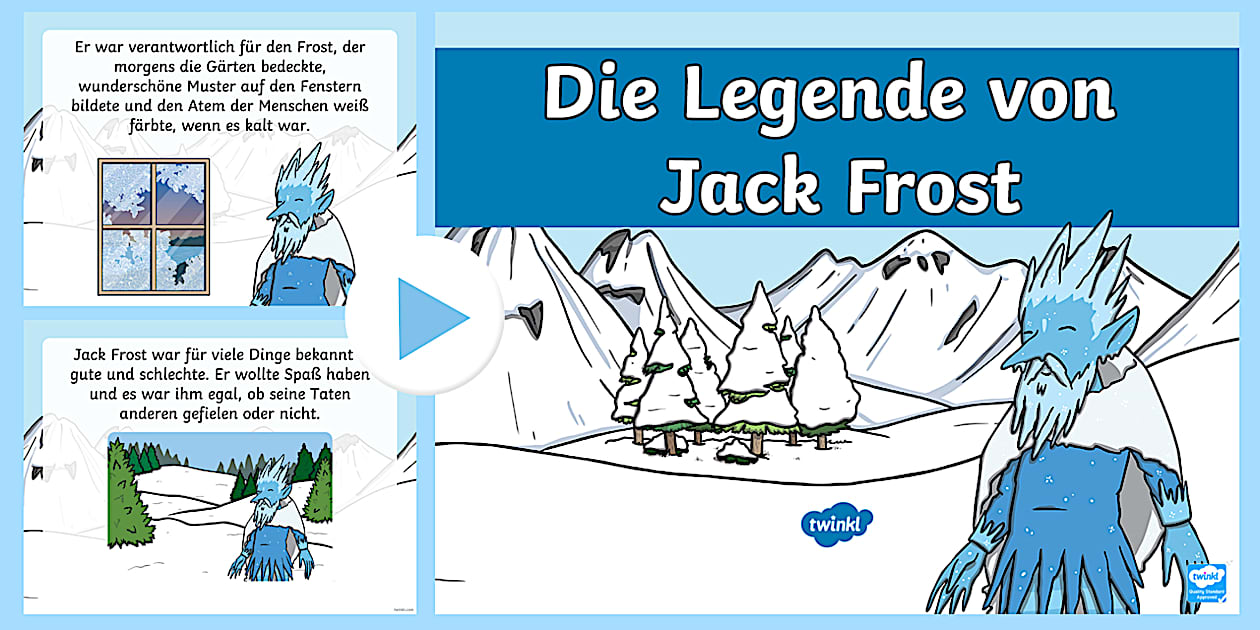 Die Legende von Jack Frost PowerPoint Präsentation - Twinkl