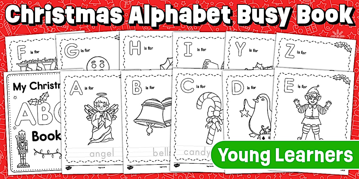 Christmas Alphabet Busy Book