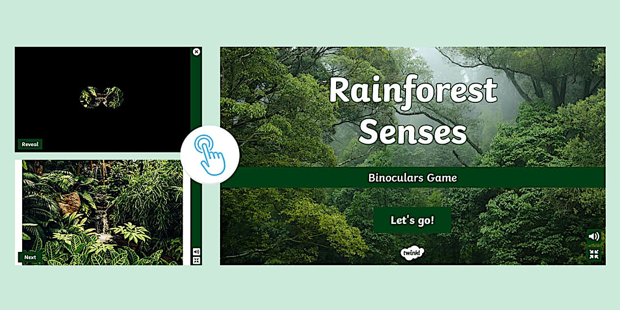 Rainforest Senses Interactive Binoculars Game