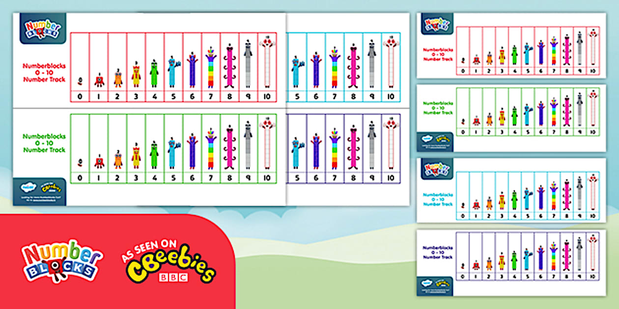 FREE! - 👉 Numberblocks: 0 - 10 Number Track - Twinkl