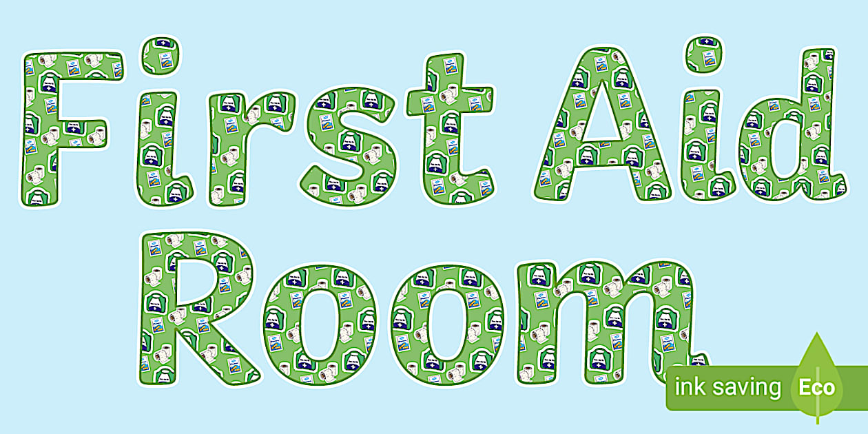 First Aid Room Display Lettering - Twinkl