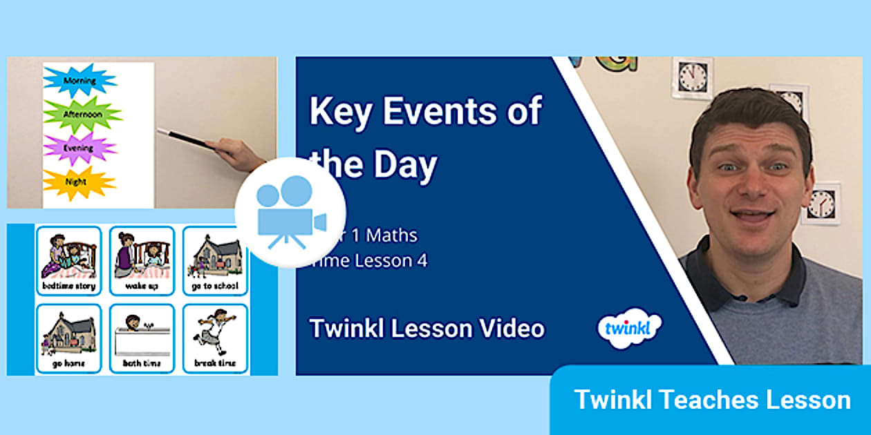 👉 Year 1 (ages 5-6) Maths: Time Video Lesson 4 - Twinkl