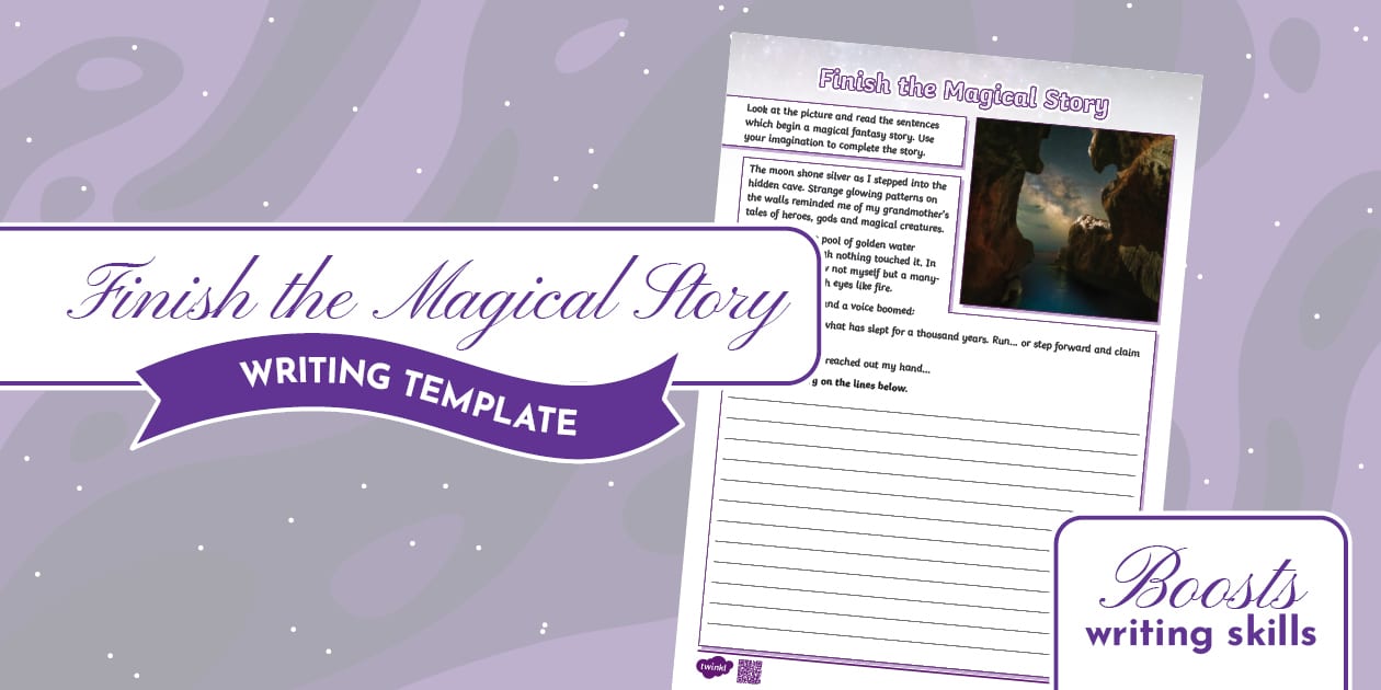 Finish the Magical Story Writing Template (professor feito)