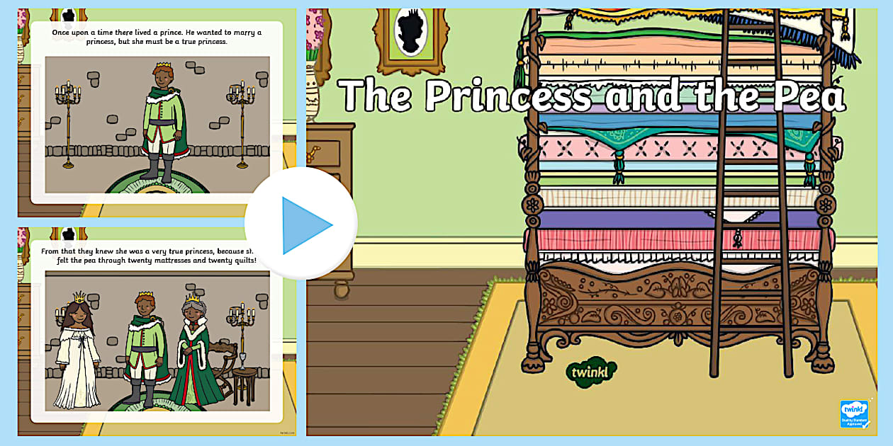 The Princess and the Pea Story PowerPoint (teacher made)
