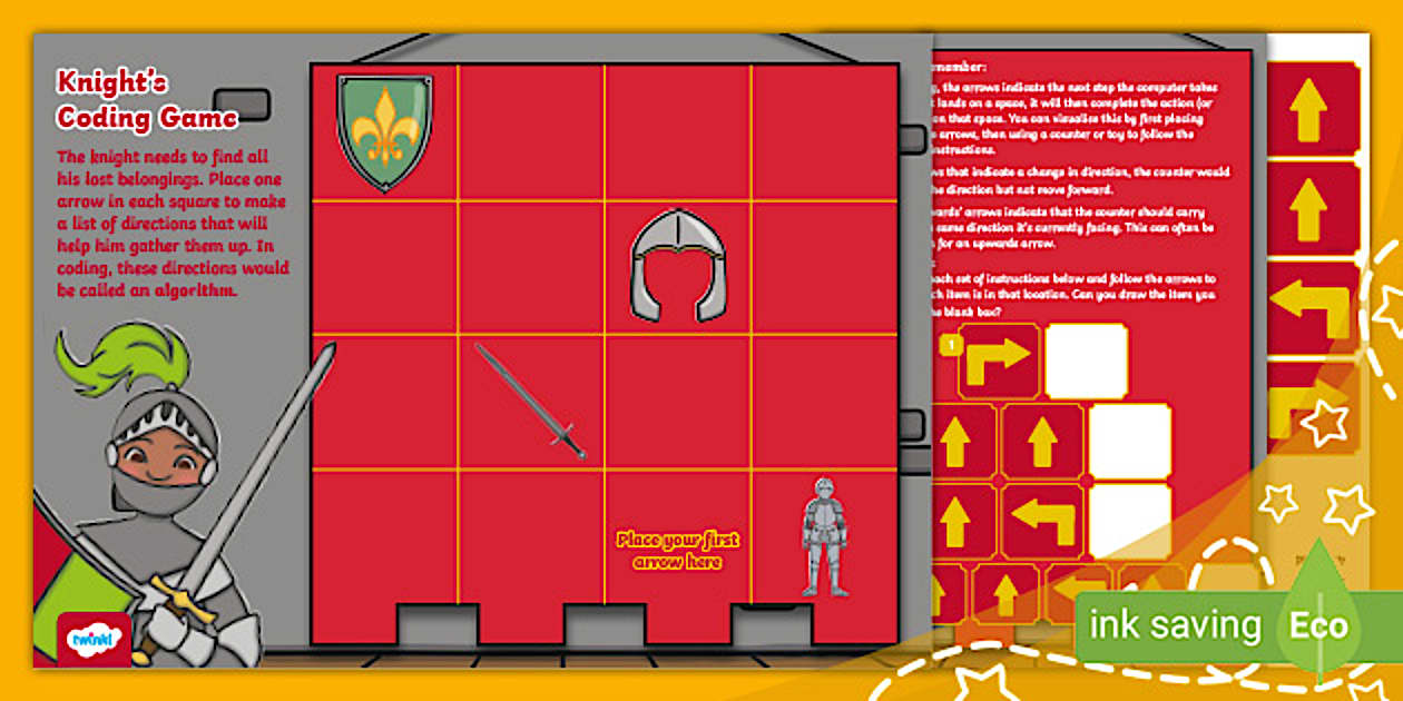 Knight's Coding Game (professor feito) - Twinkl