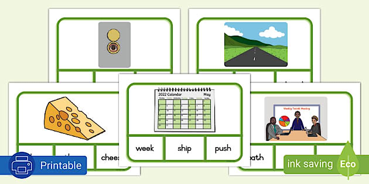 Grade 3 Phonics: ee, ea, ey peg card activity