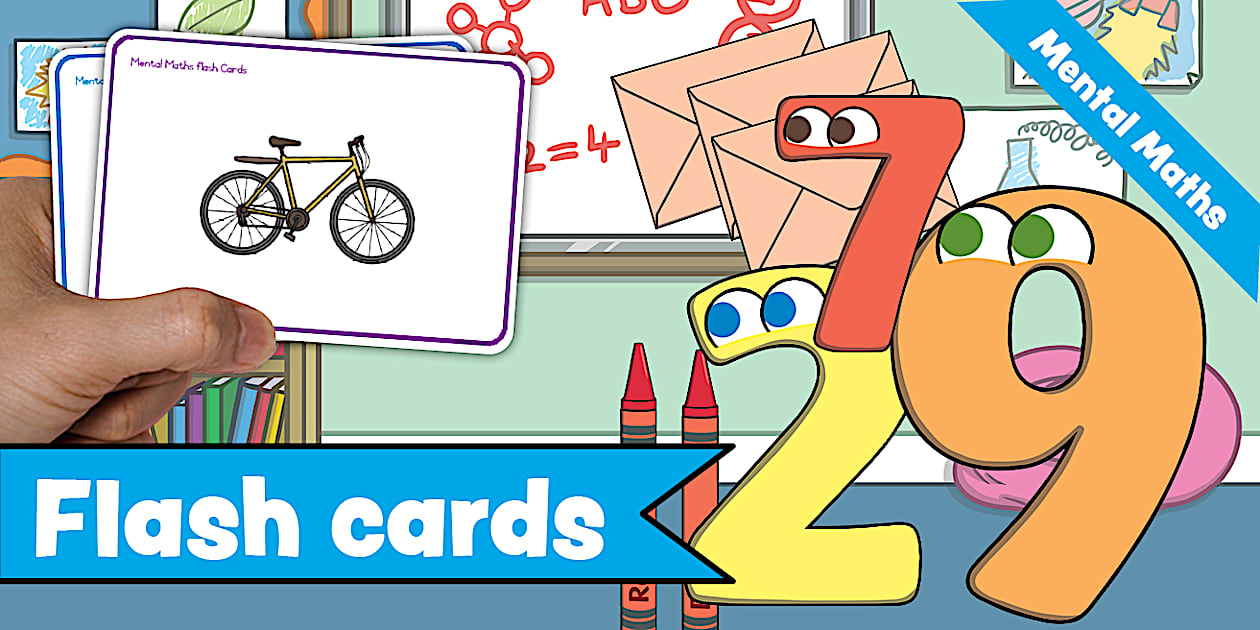 Grade R Maths - Mental Maths Flashcards (CAPS Aligned)
