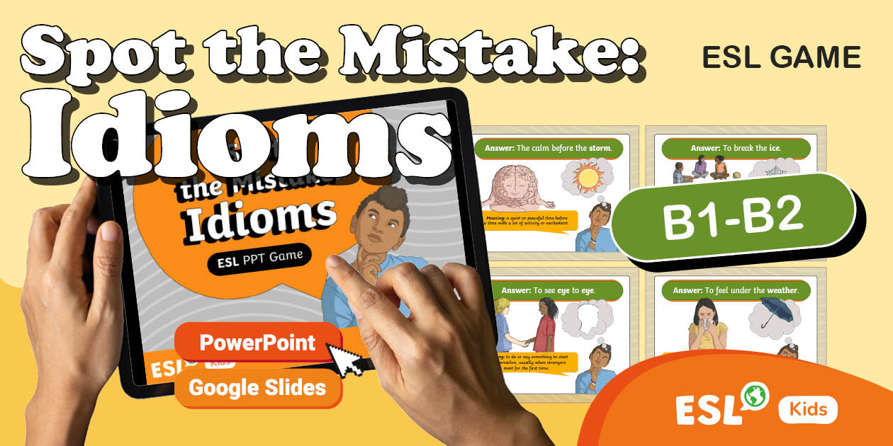 ESL Idioms PowerPoint Game {Kids}