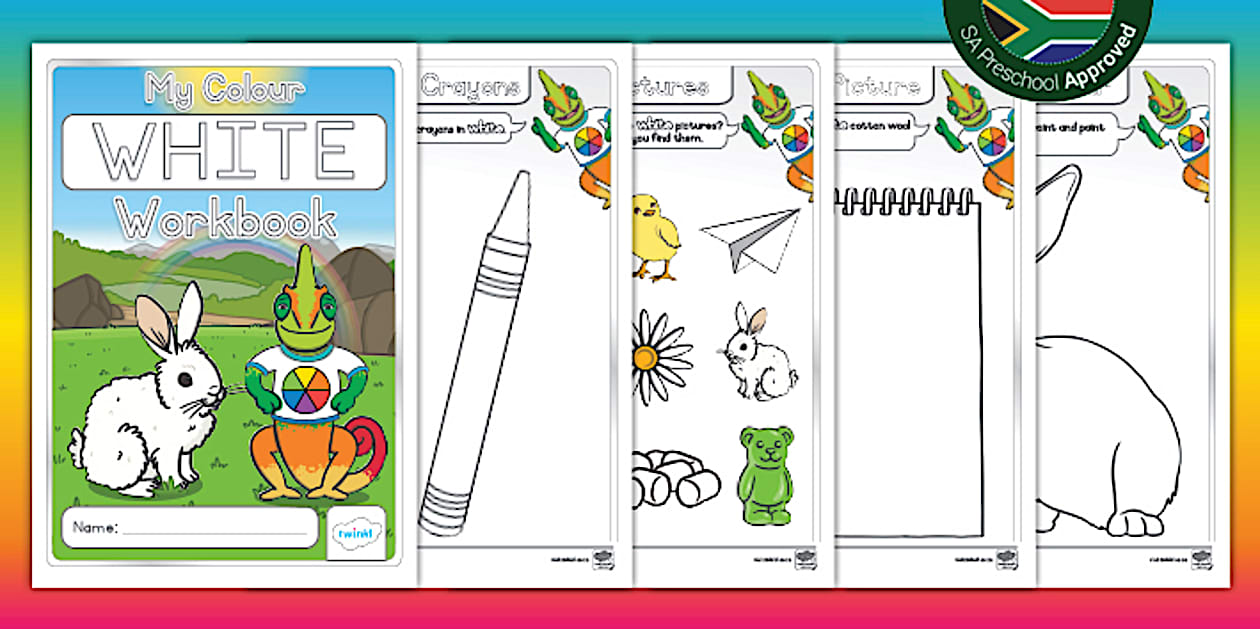 Preschool Numeracy: My Colour White Workbook (teacher made)