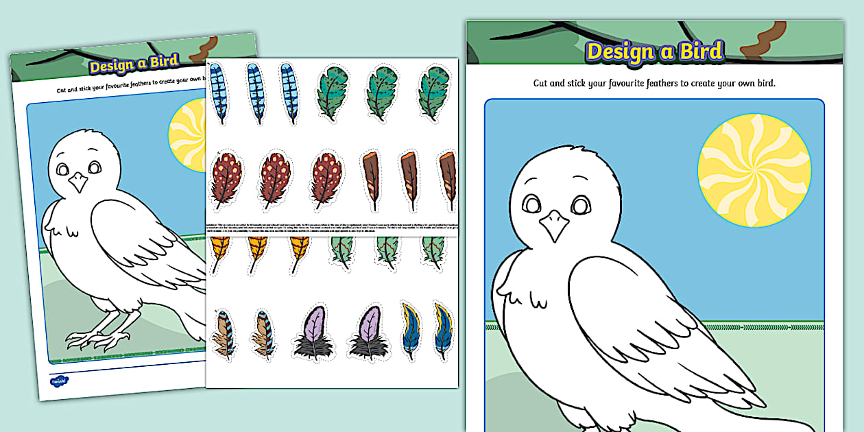 Design a Bird Cutting Skills Activity (teacher made)