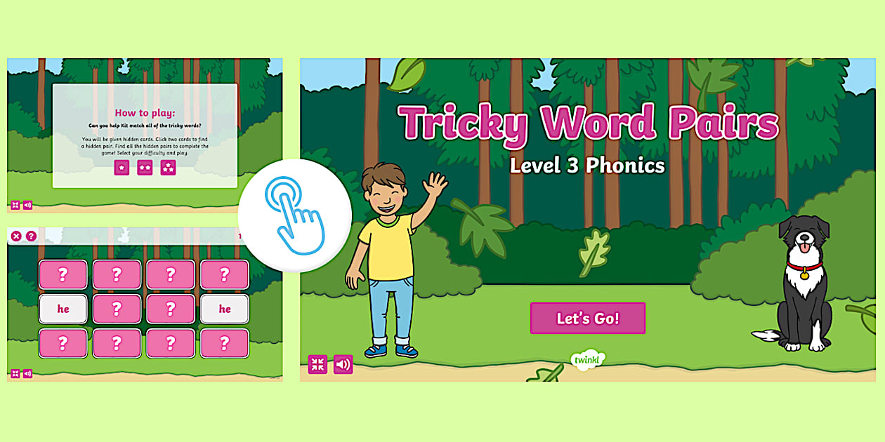 Level 3 Phonics Tricky Word Pairs Game | Twinkl Go! - Twinkl