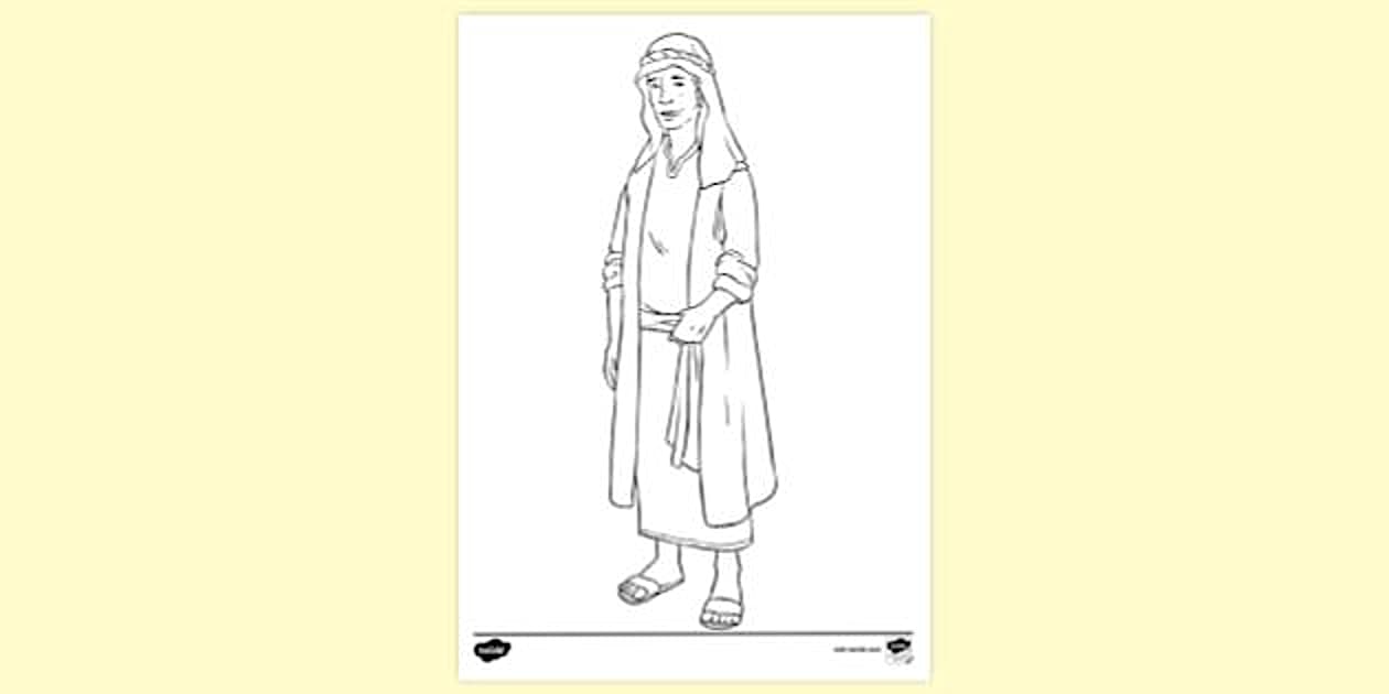 Paul the Apostle Colouring Page - RE Resource for Kids