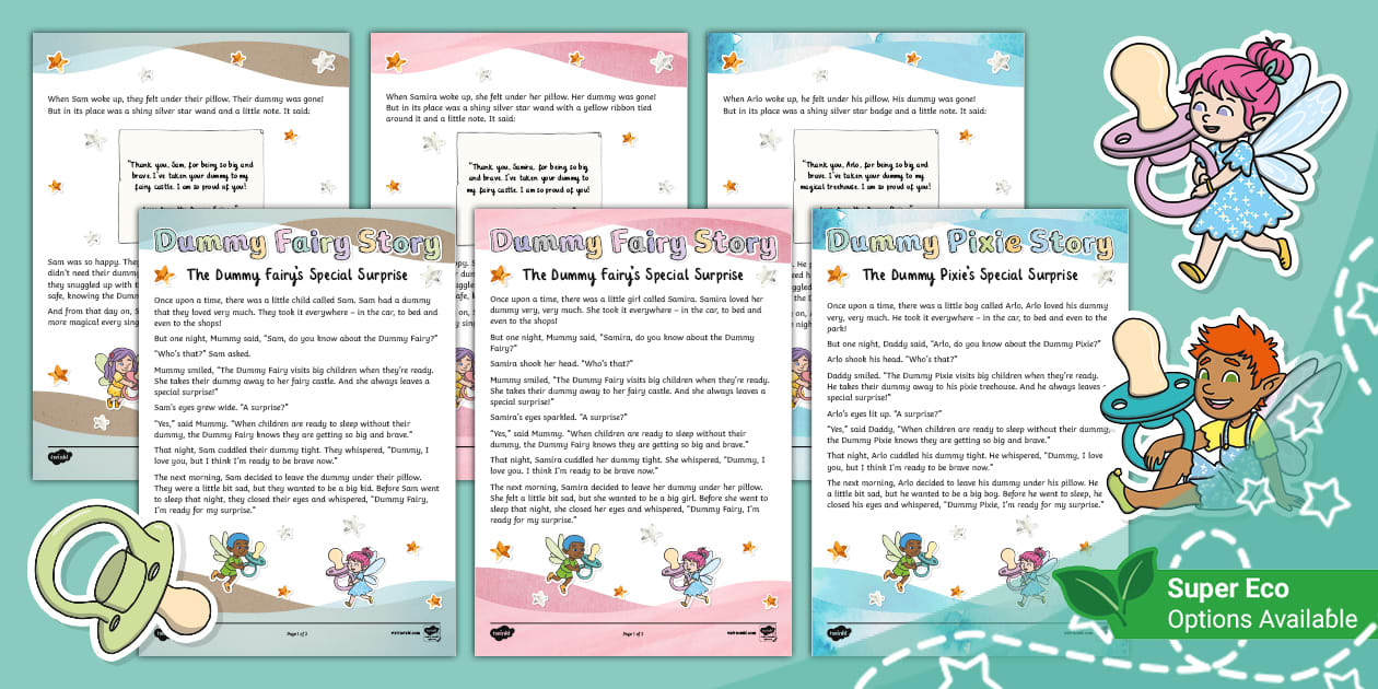 Dummy Fairy Tale for Toddlers (teacher made) - Twinkl