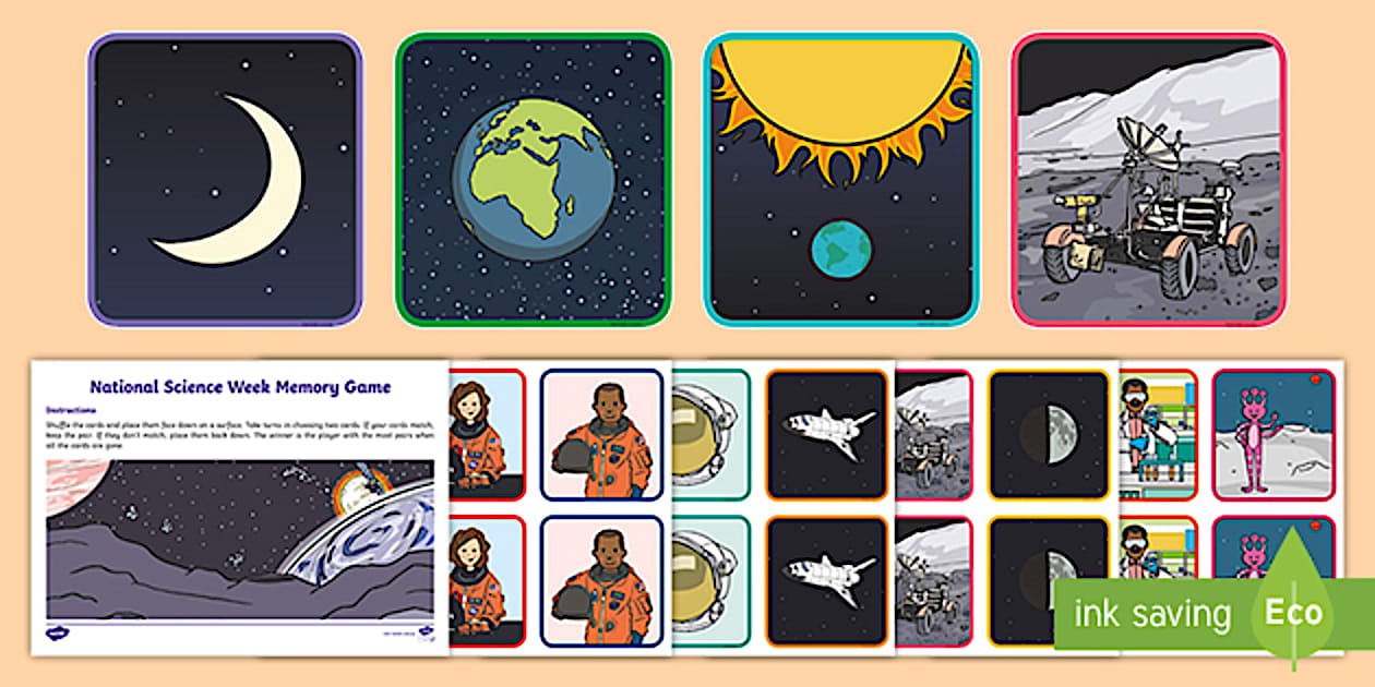National Science Week Memory Game - Primary Resources