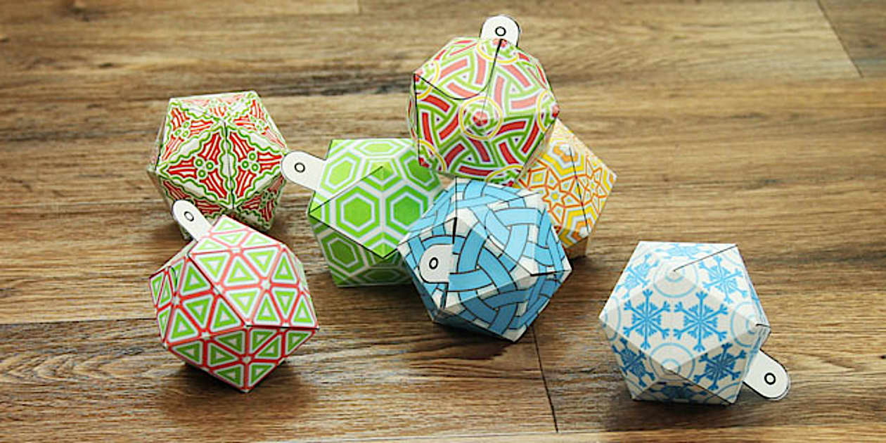 Printable Christmas Tree Decorations (teacher made) - Twinkl