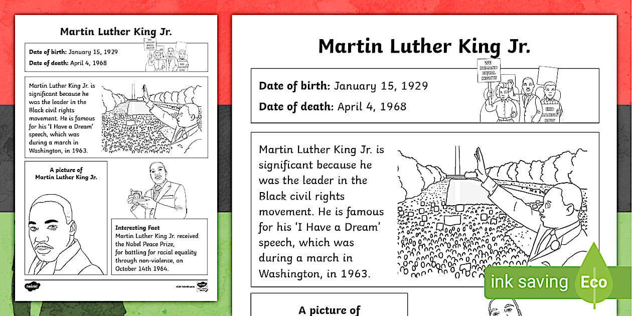 Facts about Martin Luther King Jr. - Significant Individuals