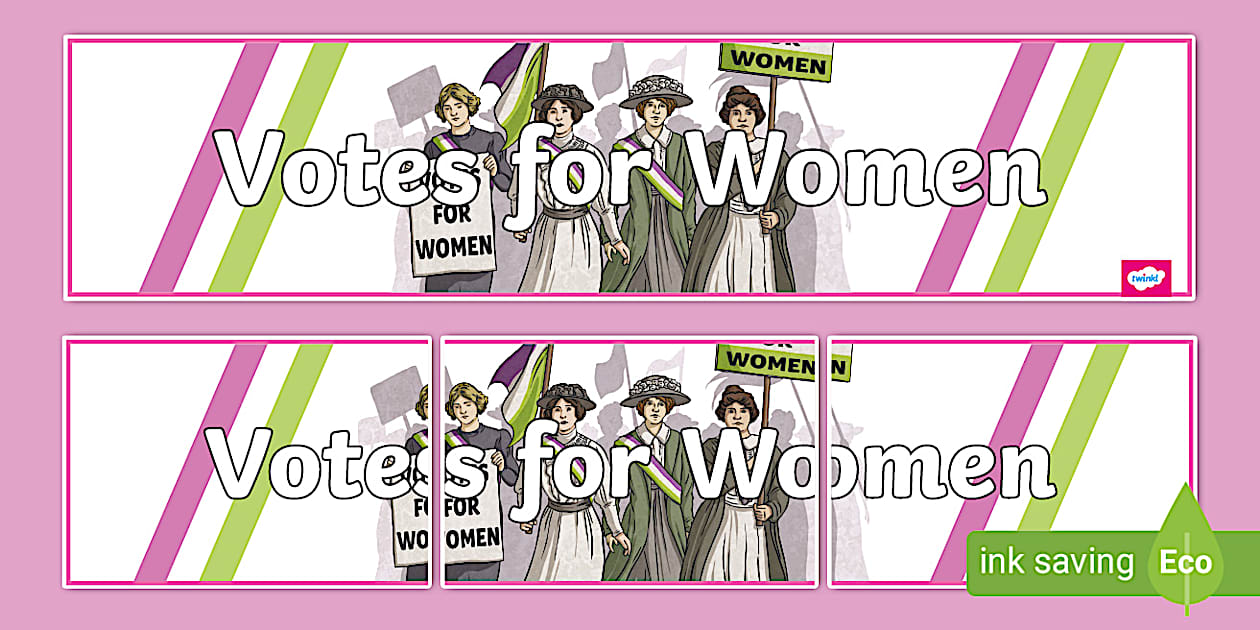 Suffragette Banner | Australian Curriculum | HASS Year 5-6