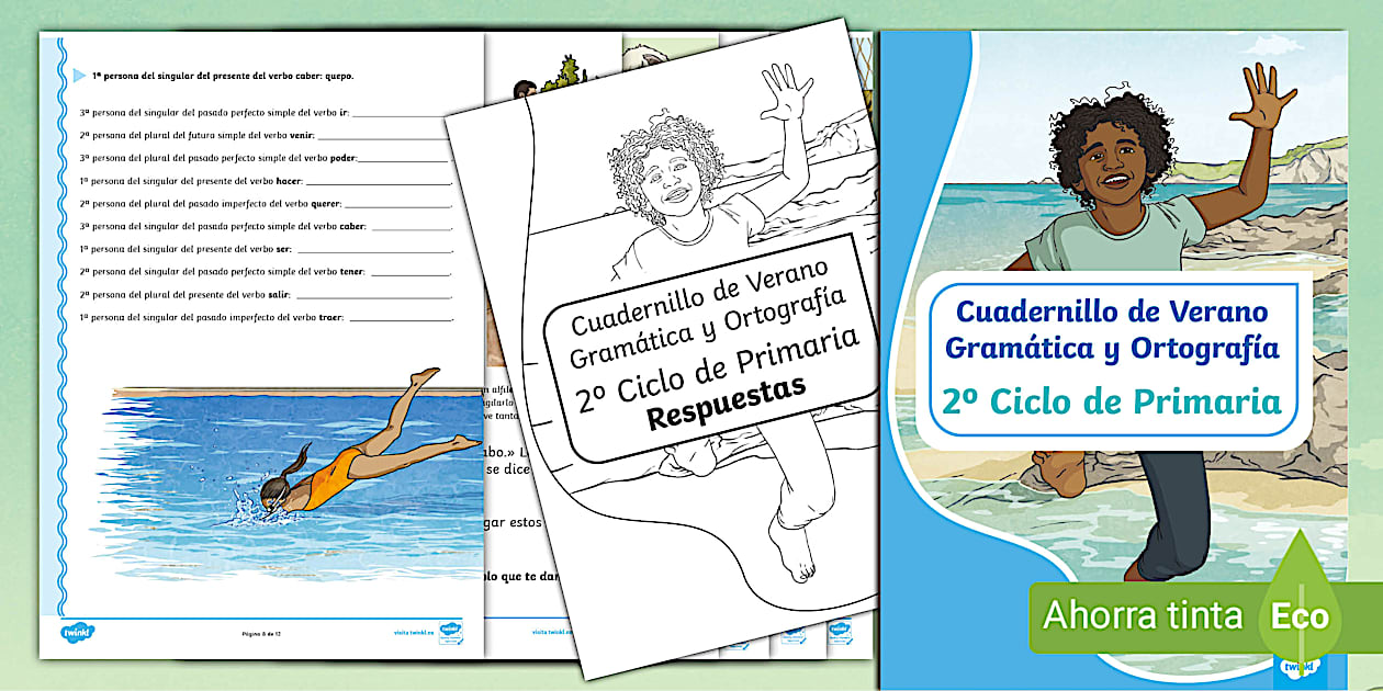 Cuadernillo de Verano: Gramática y Ortografía - 2º Ciclo de Primaria