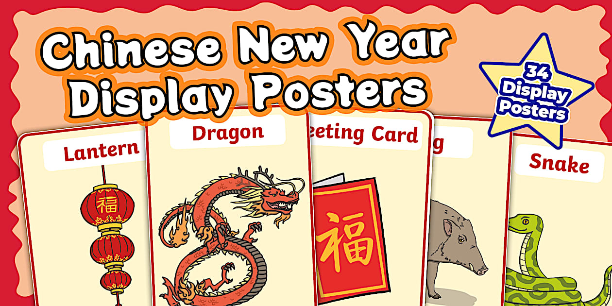 Chinese New Year Display Posters