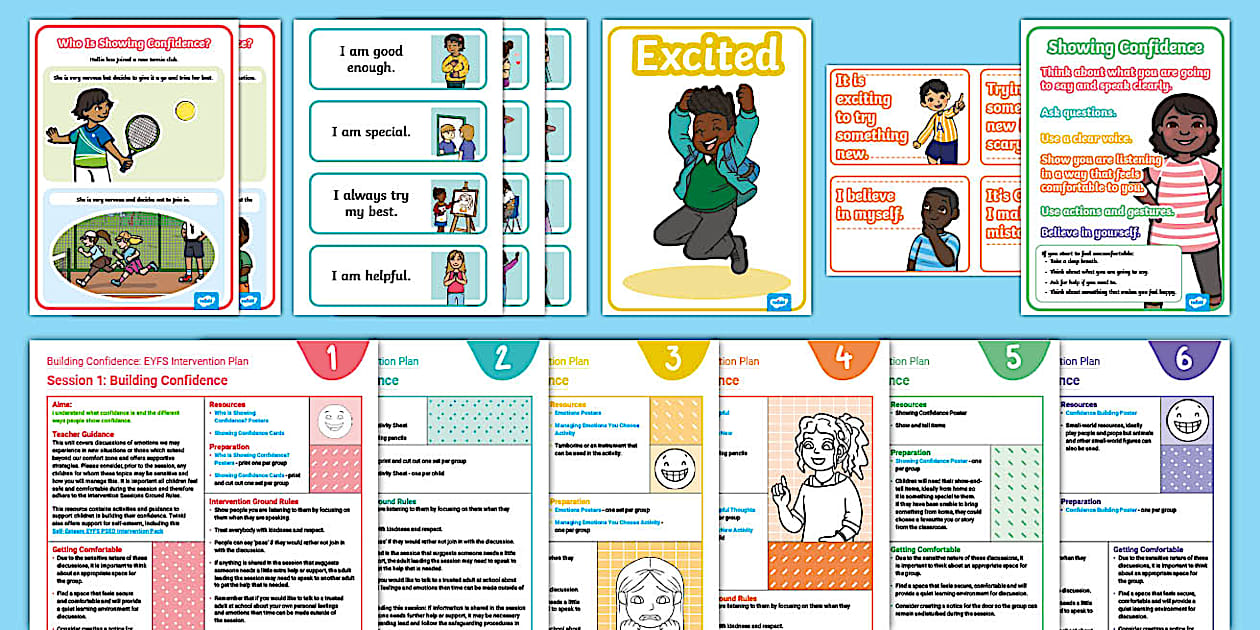 Building Confidence EYFS SEMH Intervention Pack - Twinkl