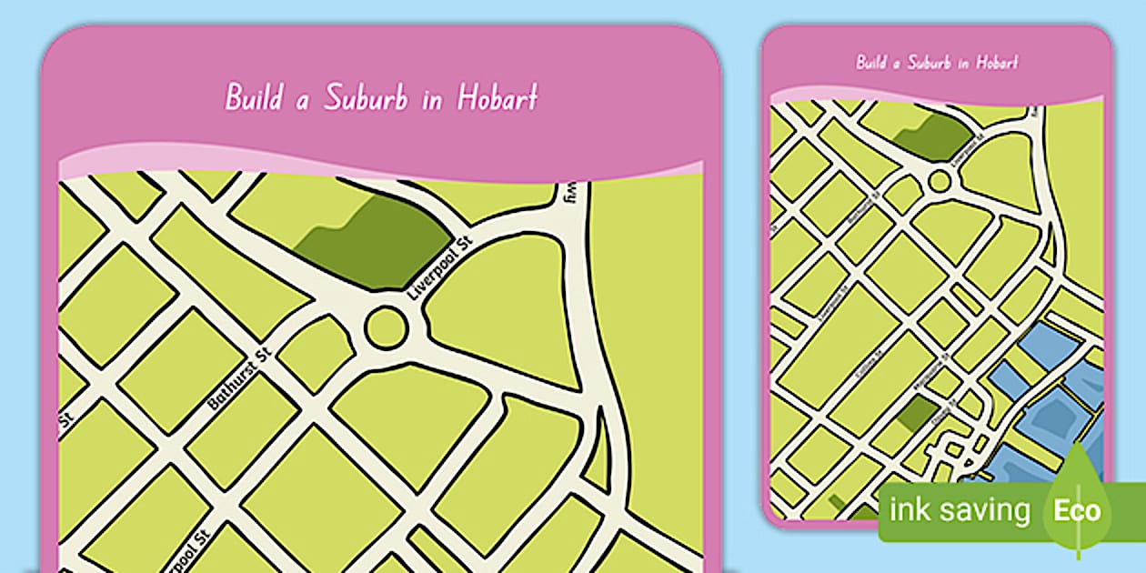 Build a Suburb in Hobart (teacher made) - Twinkl