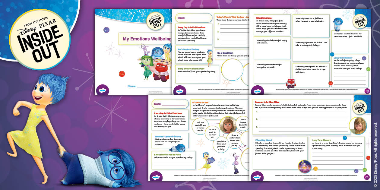 Inside Out: My Emotions Wellbeing Journal [Ages 7-11]