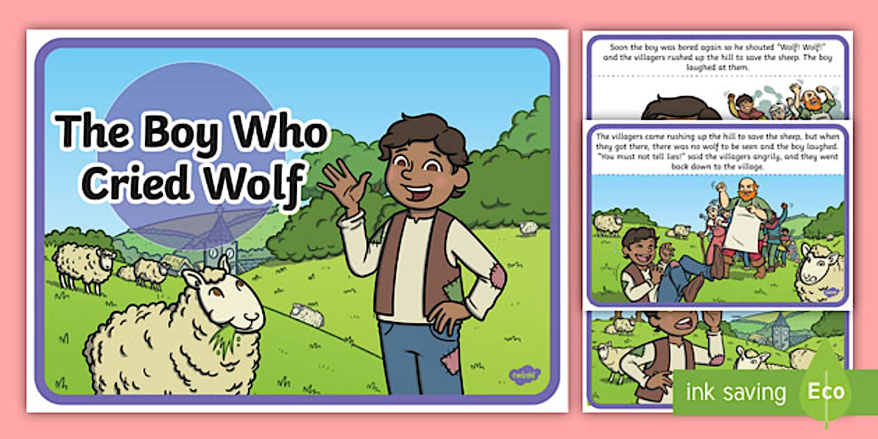 The Boy Who Cried Wolf Story (teacher made) - Twinkl