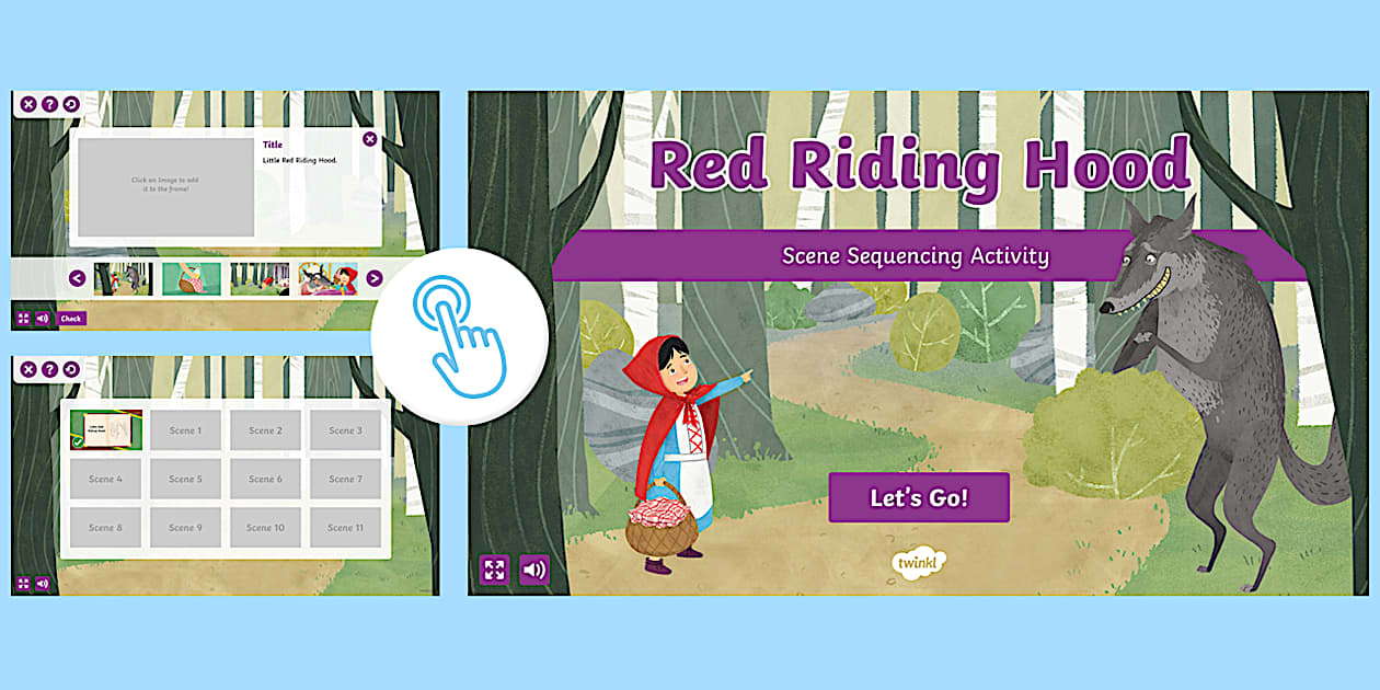 Red Riding Hood Story Sequencing Cards (teacher made)