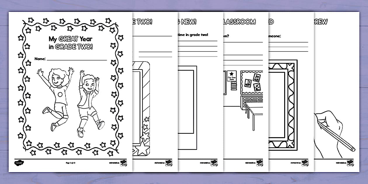 My Great Year in Grade Two!-End of the Year Activity Booklet