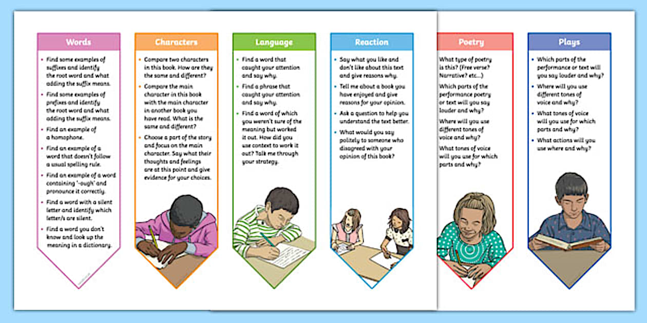 Guided Reading Year 3 Bookmarks - Reading Resource - English