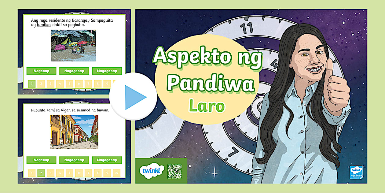 Aspekto Ng Pandiwa: PPT Game | Grades 4 - 6 | Twinkl PH
