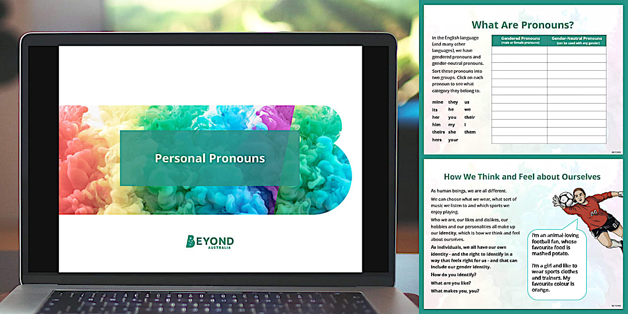Personal Pronouns PowerPoint - Transgender Awareness Week
