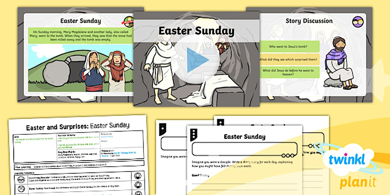 RE: Easter and Surprises: Easter Sunday Year 1 Lesson Pack 5