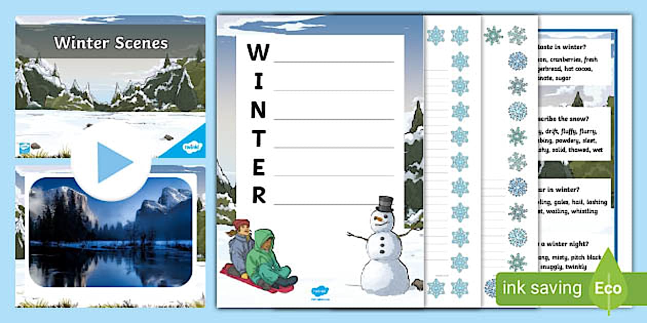 Winter Writing Stimulus Activity Pack