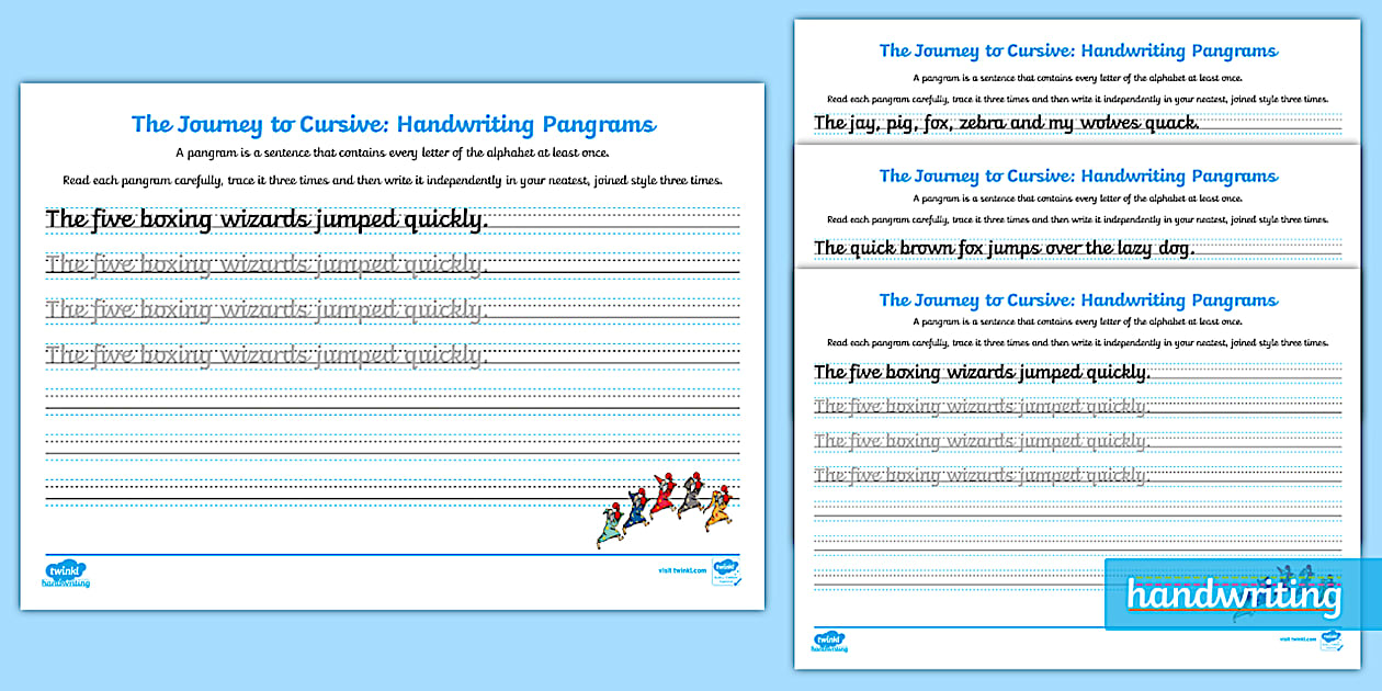 Handwriting Sheets | Teaching Cursive Handwriting | Letters