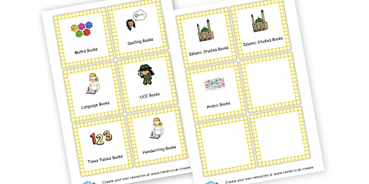 Book Labels (teacher made) - Twinkl