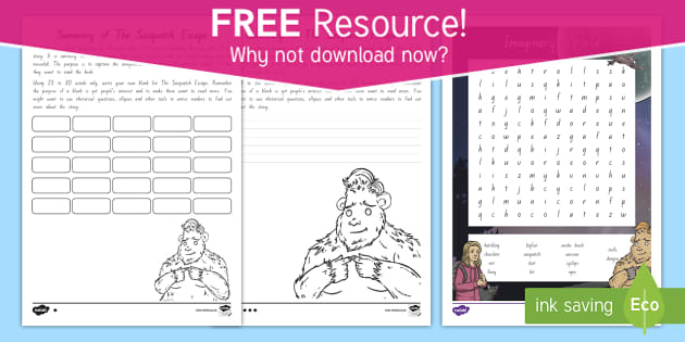 FREE! - Year 3 and 4 Chapter Chat Week 5 Activity Pack