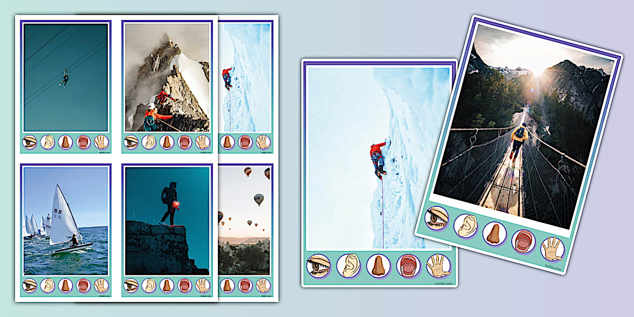 Adventure Story Setting Photo Prompt Cards